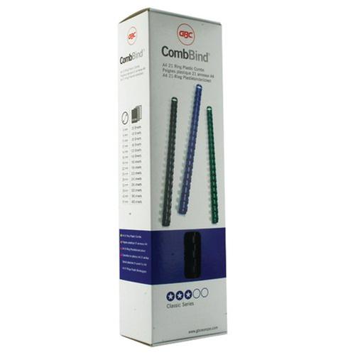 GBC CombsBind A4 Black Plastic Binding Combs | Workline