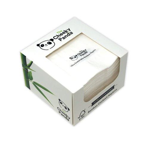 Cheeky Panda Cocktail Napkins White PK3000 | Workline