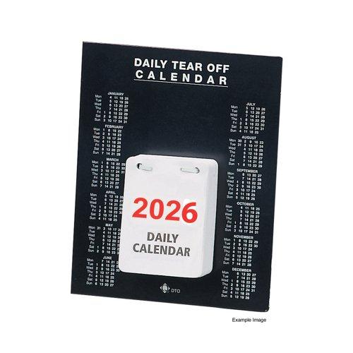 Q-Connect Daily Tear Off Desk Calendar 2025 | Workline